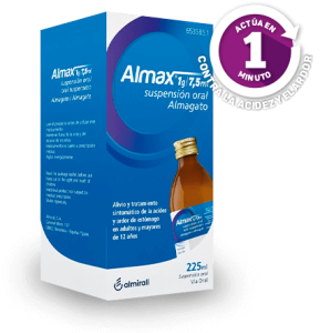 Neutraliza la acidez con nuestros productos antiácidos - Almax®