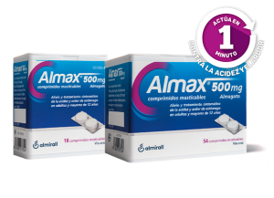 Neutraliza la acidez con nuestros productos antiácidos - Almax®